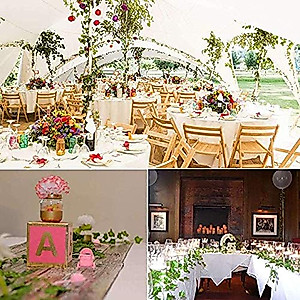 PrettyMoon Artificial Ivy Fake Greenery Leaf Garland Plants Vine Foliage Flowers Hangingfor Home Kitchen Garden Office Wedding Party Wall Decoration（5 Pack,7.5ft,36leaves Each）