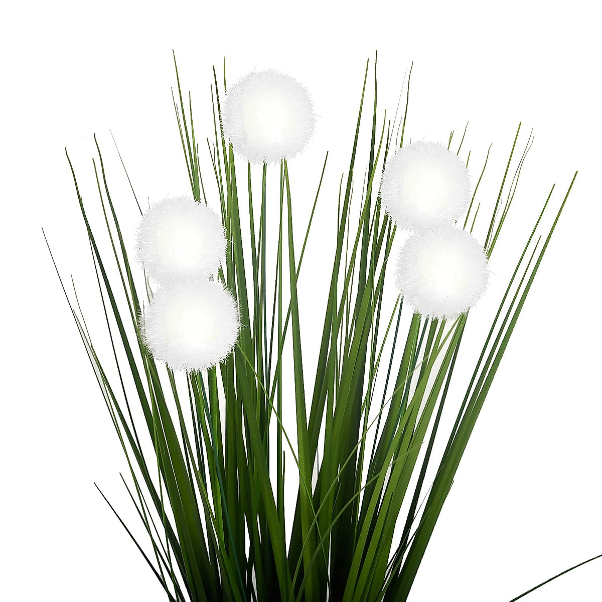 luxsego Artificial Plants with Pot - 23.6 Inches Artificial Snowball Flower Desk Decorations, Fake Plants Greenery Decor for Home, Office, Bathroom, Wedding, Garden, Indoor and Outdoor