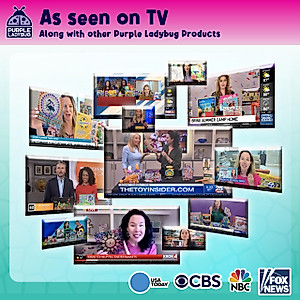 PURPLE LADYBUG Decorate Your Own Picture Frame Craft Kit – Easter Craft for Kids Ages 8-12, Birthday Gift & DIY Mosaic Frame Craft for Girls Ages 6-8, Fun Arts & Crafts for 7-Year-Old Girls