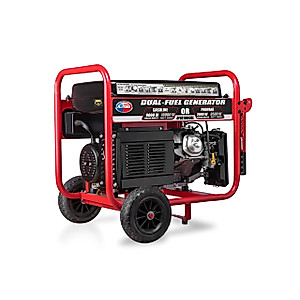 All Power, APGG10000-10,000 Watt Starting Power Generator JD Engine Gasoline Electric Start Portable Wheel Steel Frame