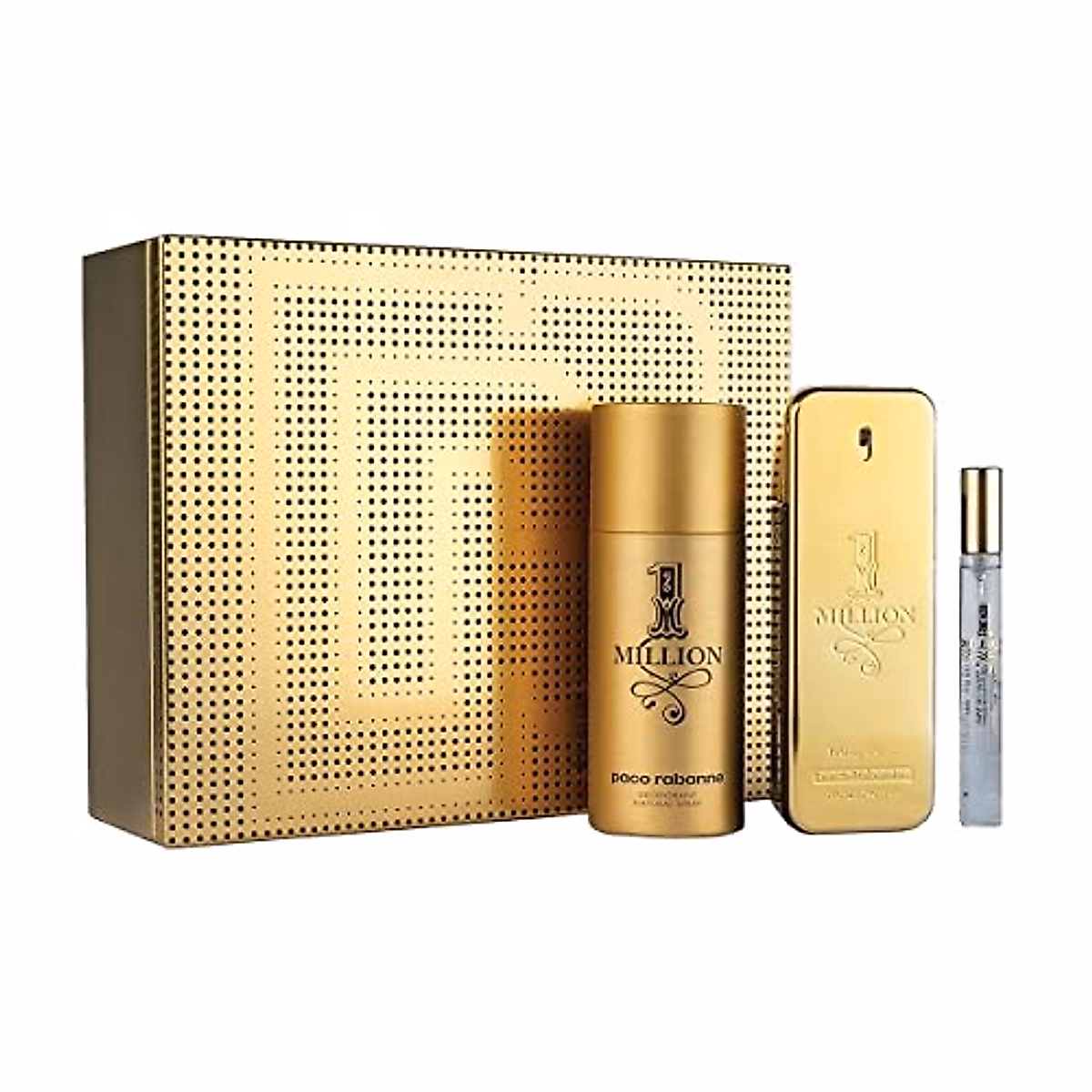 Men's Perfume Set 1 Million Paco Rabanne (3 pcs)