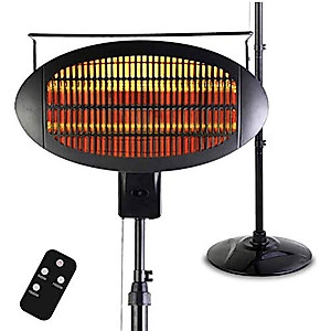 Optimus PHP-1500DIR PHP-1500DIR Garage Outdoor Floor Standing Infrared Patio Heater