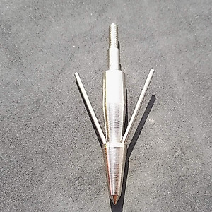 SHARROW Archery Bow Fishing Arrowheads Shooting Fishing Broadheads Arrow Points Hunting Tips 6pcs/12pcs (Silver, 12pcs)