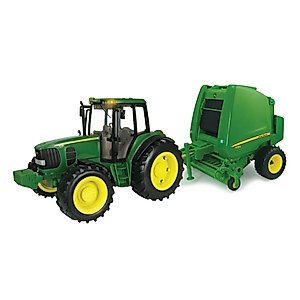 JOHN DEERE Tomy Big Farm Tractor & Baler