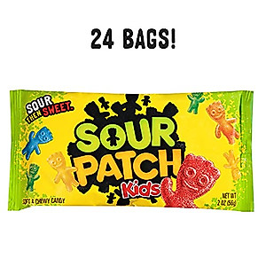 SOUR PATCH KIDS Soft & Chewy Candy, 24 - 2 oz Bags