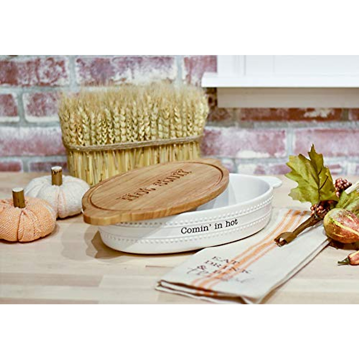 Mud Pie Baker and Trivet Set