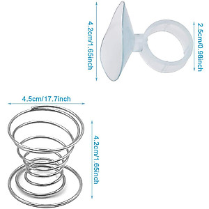 40 Pack Air Plant Stand Holder Tillandsia Airplant Container with Suction Cup Tabletop Planter Display Racks for Hanging Tillandsia House Plants