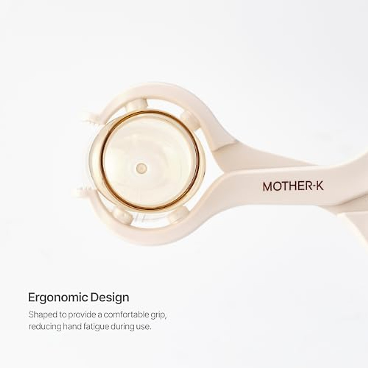 MOTHER-K Baby Bottle Tongs, Scissor Design, Multi-Functional, Anti-Slip & High-Temperature Resistant Pacifier Tongs (Brown)