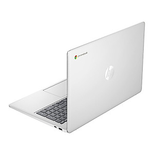 HP Chromebook 15.6-inch HD Laptop for College Student & Business, Intel Processor N200, 8GB RAM 192GB(64GB SSD+128GB Card), Webcam, Bluetooth, USB-C, Wi-Fi, Fast Charge, Chrome OS, LIONEYE Bundle