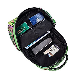 Frog Backpack For Boys Teen Cartoon Backpack High Capacity Bookbag 3d Printed Lightweight Travel Backpack