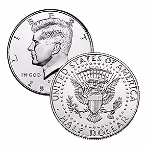 1980 P, D Kennedy Half Dollar 2 Coin Set Uncirculated