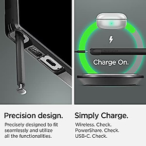 Spigen Tough Armor Designed for Galaxy S23 Ultra Case (2023) - Black