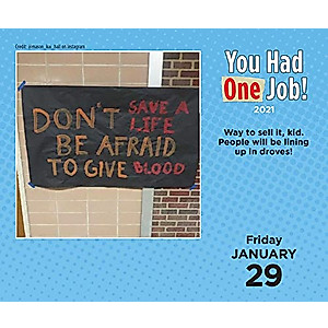 You Had One Job 2021 Day-to-Day Calendar