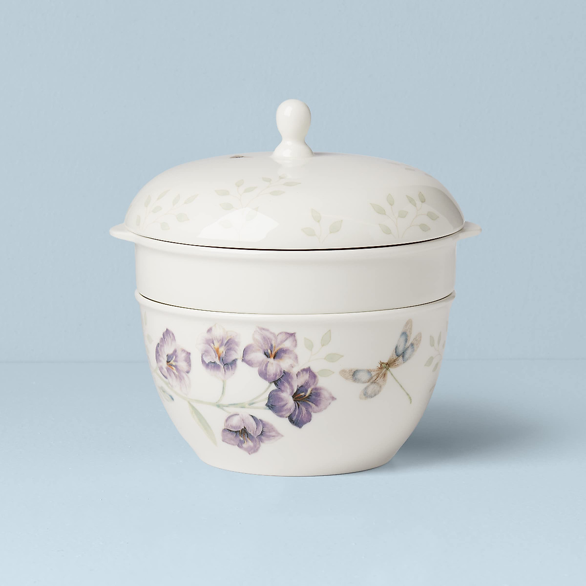 Lenox Butterfly Meadow 3-Piece Stackable Bowl Set, 3.05 LB, Multi