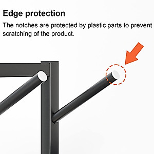 WDJBPSH 5-Tier Skateboard Storage Rack, Black Equipment Organization for Deck/Longboard/Standard Skateboards/Scooters/Yoga Mat, Easy Assemble (Color : Single Side)