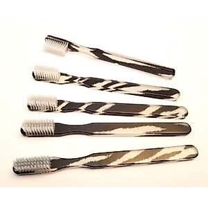 10-PACK New FUN Zebra Vintage Toothbrushes By Alan Stuart of New York