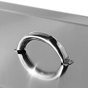 UZOURI Chafing Dish, Stainless Steel Food Warmer Buffet Dish Catering Pan Buffet Heater Stainless Steel Chafing Dish, for Catering Buffet Warmer Tray Dining