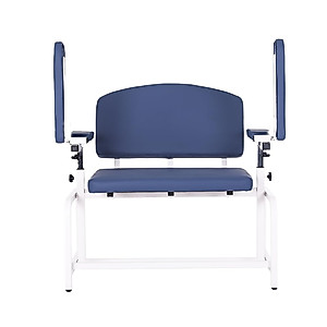 NP Medycare Extra Wide Phlebotomy Chair Bariatric Lab Draw & Blood Drawing Chairs (Pink)