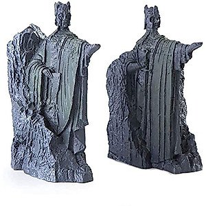 Bookend Supports HeavyDuty ， Book Ends Bookends Book Shelves, Hobbit Third Gate of Resin Statue Bookends Home Decoration Anime Fans Gift