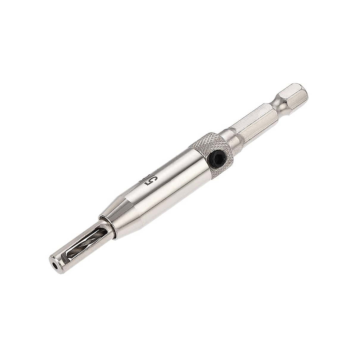 uxcell Self Centering Hinge Tapper Core Drill Bit, Hole Puncher, 5/64 Diameter, for Woodworking, Silver