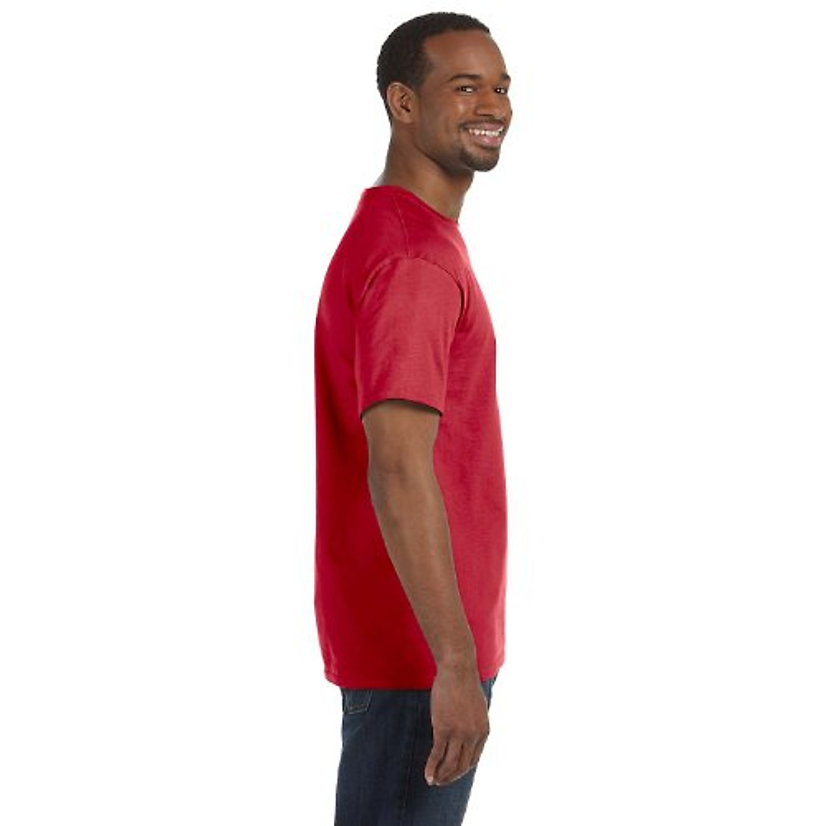JERZEES Adult Dri-Power Heavyweight Blend T-Shirt , Medium, True Red