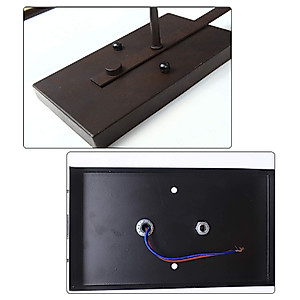 XUANIIIL Farmhouse Wall Sconces Lighting, Industrial Rustic Porch Wall Lamp Fixture with Clear Glass Shade, Exterior Retro Lantern Wall Light for Outdoor/Indoor/Bedroom