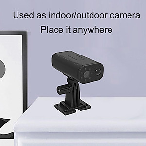 PNZEO W9 Mini Cameras Home Security Camera Indoor Wireless WiFi Remote View Outdoor Waterproof Smart Camera with Human Body Detection,Super-Long Battery Life