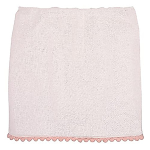 Lambs & Ivy Baby Blooms 3-Piece Pink Floral/Butterfly Baby Crib Bedding Set