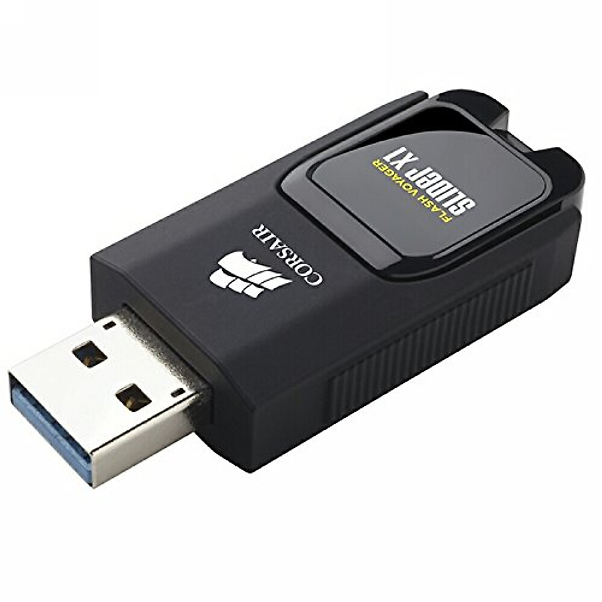 Corsair CMFSL3X1-128GB Flash Voyager Slider X1 128GB USB 3.0 Flash Drive, Black