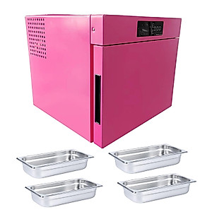 Vaseni Commercial Blast Chiller Freezer, Small Blast Freezer, 8.45 Gal, Blast Chiller Shock Freezer, 30mins Fast Cooling, Gelato Ice Cream Chest Freezer, for Dumpling, Fish, Chicken Restaurant, Hotel