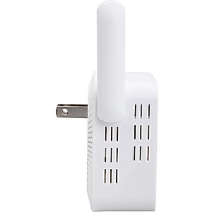 Extendtecc WiFi Booster Wireless WiFi Extender Signal Booster 300Mbps, WiFi Repeater Wireless Signal Booster 2.4 GHz Dual Band 4 Antennas 360° Full Coverage Internet Extender