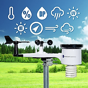Ambient Weather WS-2000 Smart Weather Station with WiFi Remote Monitoring and Alerts