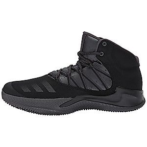 adidas Men's Ball 365 Inspired Basketball Shoe, Black/Utility Black/White, 8 Medium US