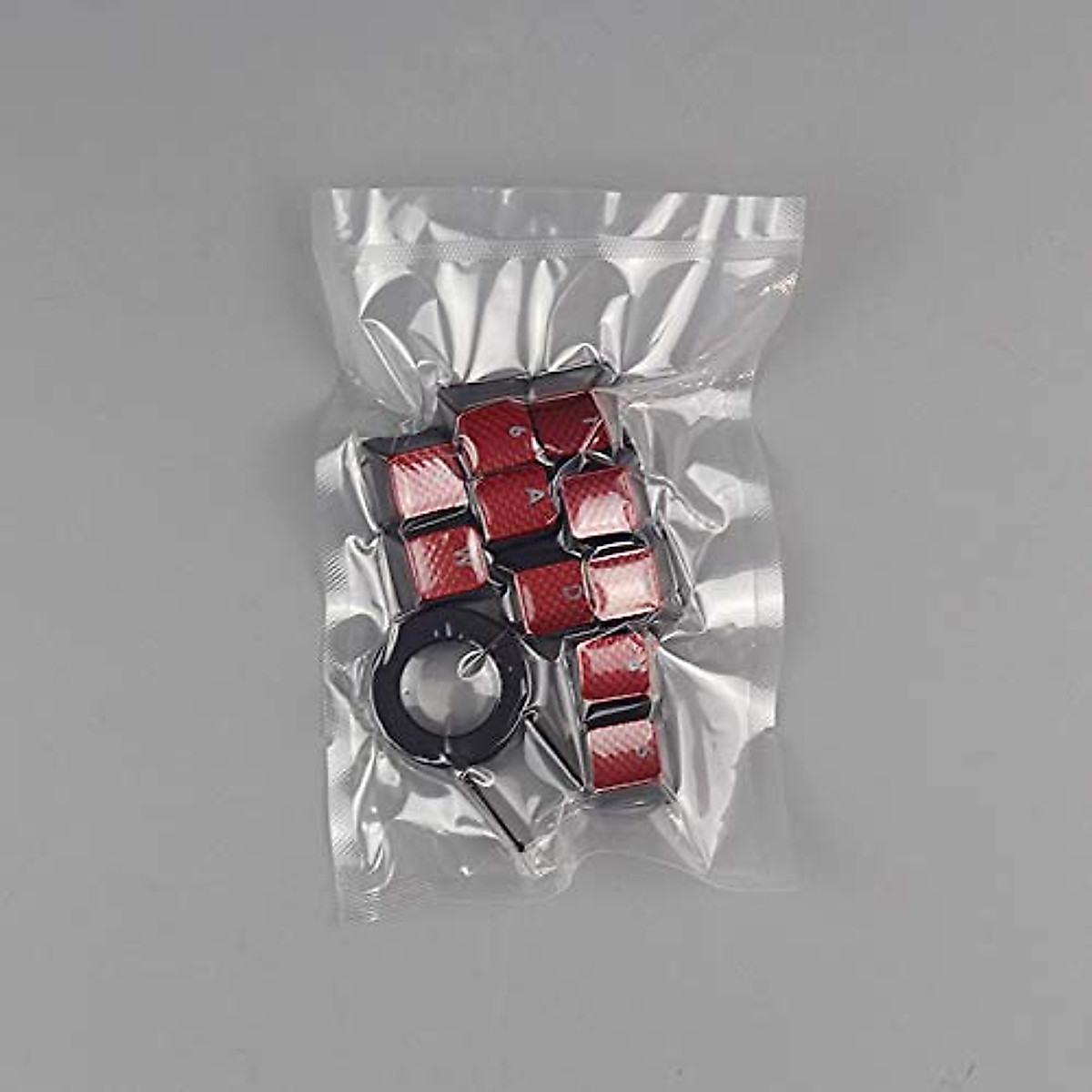 FPS Backlit Key Caps for Corsair K70RGB K70 K95 K90 K65 K63 Gaming Keyboards Cherry Key switches - Red Keycaps