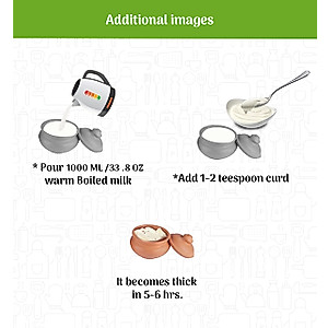 Village Decor Indian Clay Yogurt Pot Pack of 2 - (32 Oz)