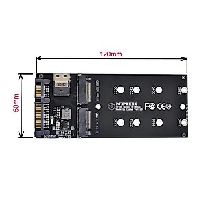 chenyang CY M.2 NVME SSD to SFF-8654 ＆ NGFF SATA SSD to SATA 2 in 1 Combo Adapter for Mainboard (Not Work NVEM SSD to SATA)