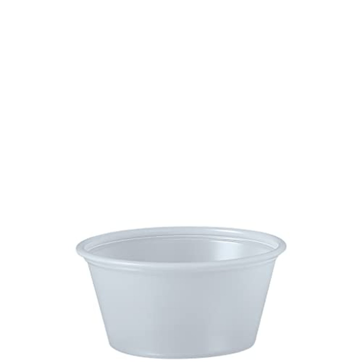 Dart P200N 2 oz Translucent PS Portion Container (Case of 2500)