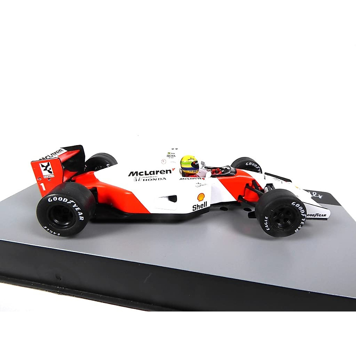 OPO 10 - Formula 1 car 1/43 Compatible with McLaren MP4 / 7# 1 Ayrton Senna Germany GP F1 1992 (723)