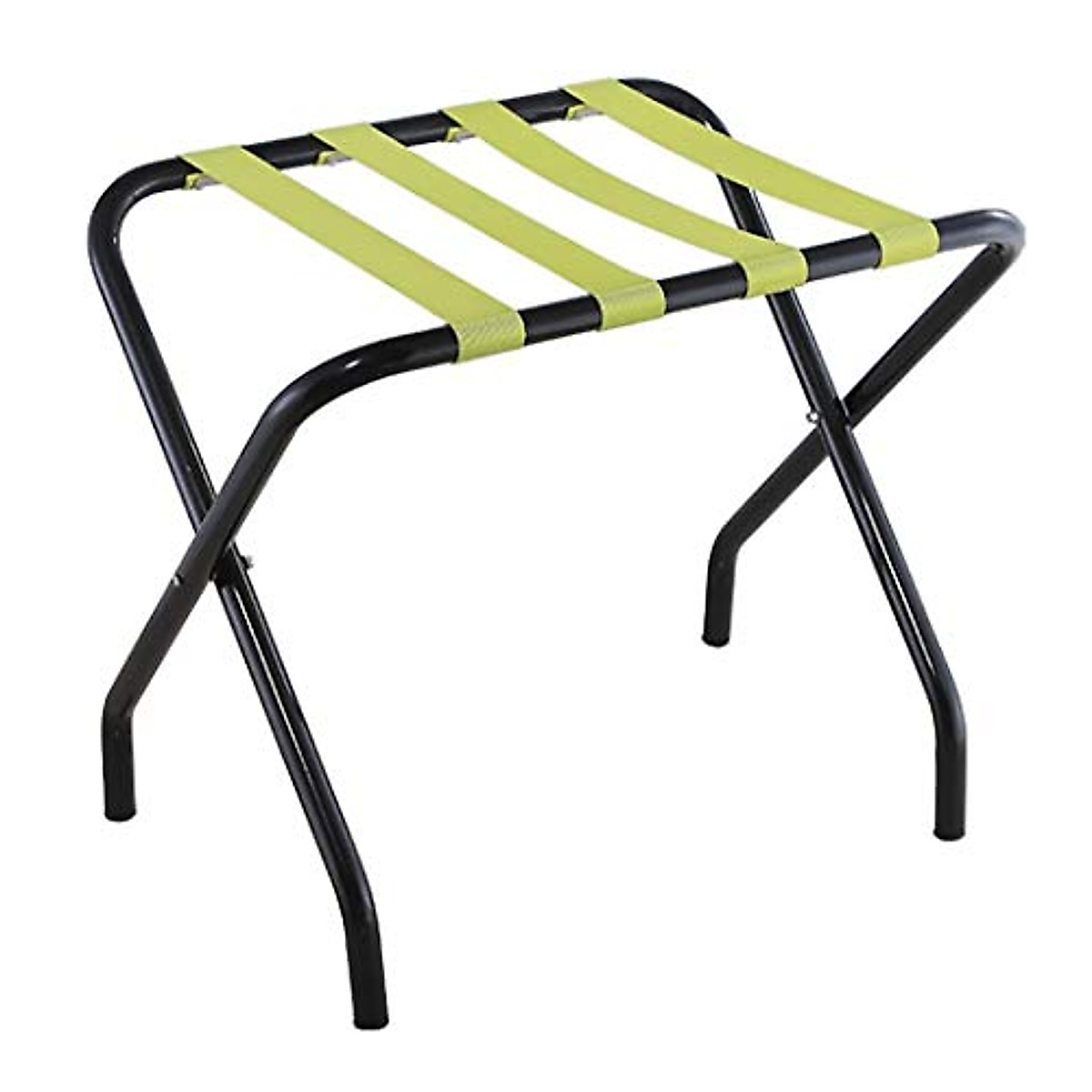 Folding Luggage Rack, Suitcase Bracket, Metal Luggage Storage Shelf - Suitable for Hotels, Bedrooms and Travel (A)