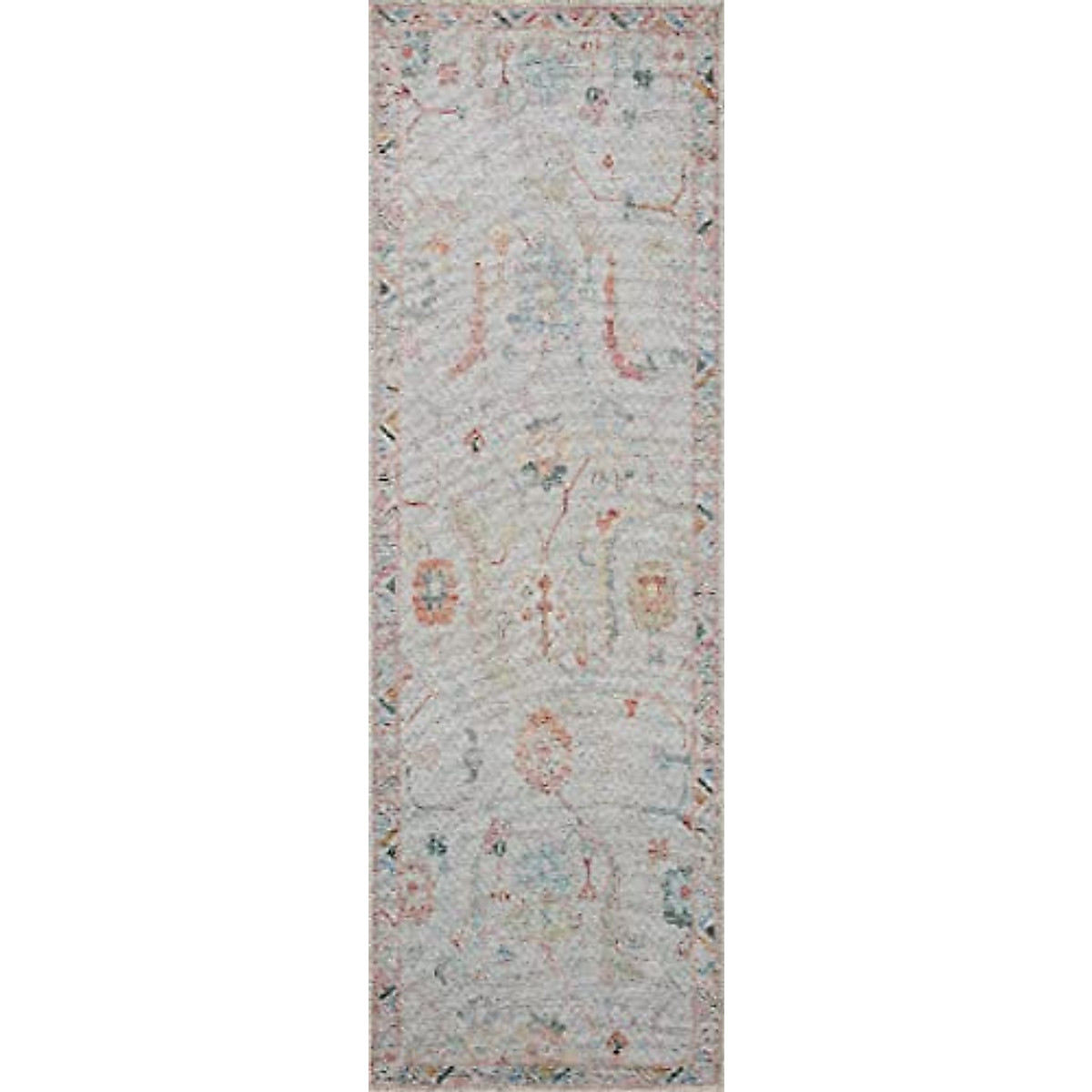 Loloi II Elysium Collection ELY-01 Pebble/Multi 5'-0" x 7'-6" Area Rug