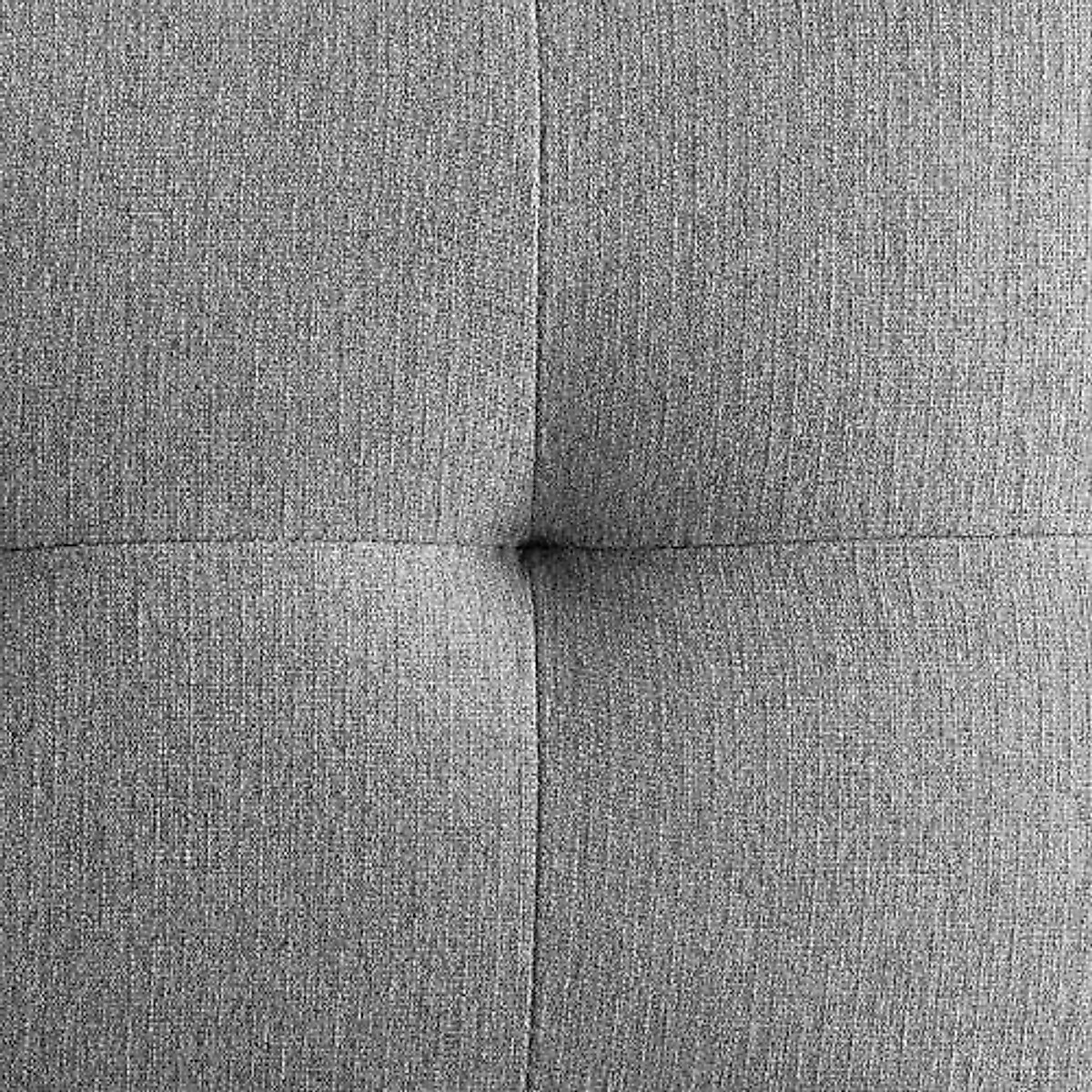 Modway Privy Black Stainless Steel Upholstered Fabric Counter Stool, Light Gray