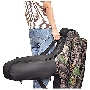 UNISTRENGH Camouflage Archery Crossbow Soft Case Crossbow Bag with Backpack Straps for Outdoor Hunting (Camouflage)