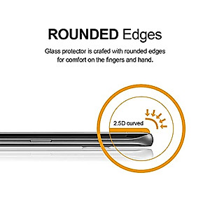 Supershieldz (2 Pack) Designed for Samsung Galaxy S7 Tempered Glass Screen Protector, (Full Screen Coverage) Anti Scratch, Bubble Free (Black)