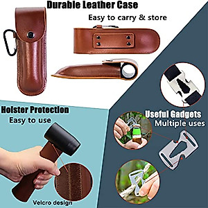 RRLOM Survival Settlers Tool Bushcraft Auger Scotch Eye Wood Auger Drill, Hand Auger Wrench, Manual Auger Outdoor Wood Peg and Hole Maker for Camping, Bushcrafting and Outdoor Backpacking