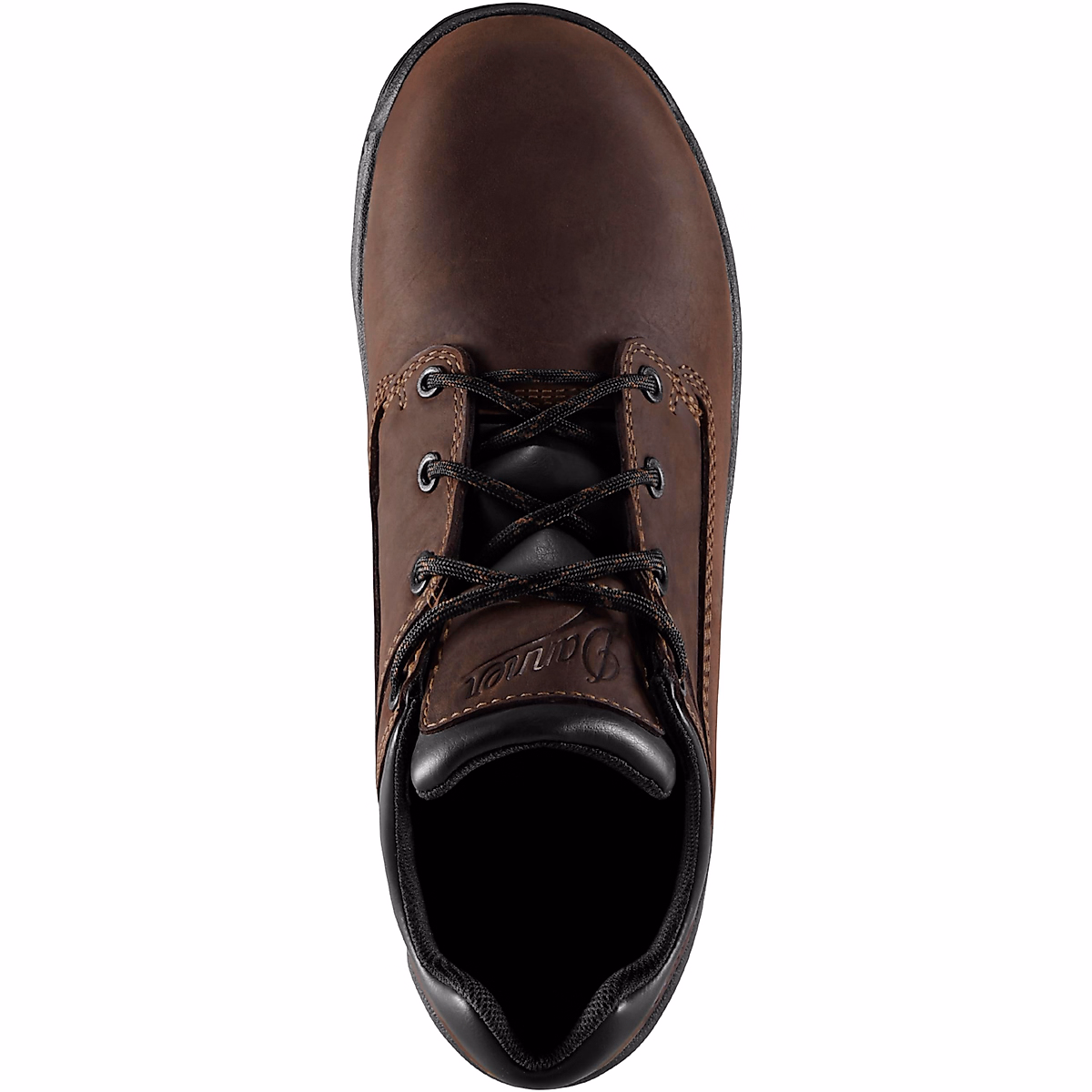 Danner 3" Caliper Aluminum Toe Work Boots for Men - Low-Top Full-Grain Leather Upper with Safety Toe, Comfort Cushioning, and Traction Heel Outsole, Brown Hot - 12 EE