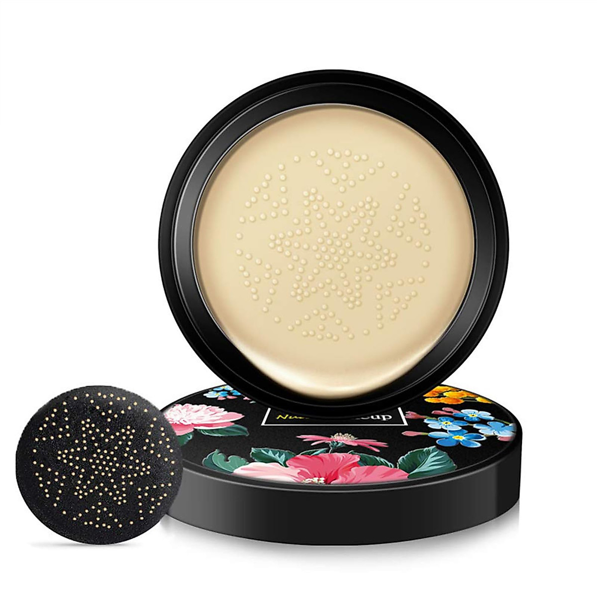 Mushroom Head Air Cushion BB Cream,Concealer Lasting Nude Makeup Moisturizing Pigment CC Liquid Foundation, Even Skin Tone Makeup Base Primer（Natural）