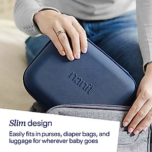 Nanit Travel Case – Protective Hard Shell Carrying Case for Nanit Pro Baby Monitor and Multi-Stand Travel Accessory, Blue