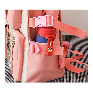 MOJIDUO Kawaii Backpack Pins Accessorie 4Pcs Set Cute Kawaii Rucksack for School Bag Cute Aesthetic Backpack