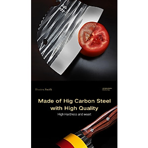 Huntex Smith Hand forged High Carbon steel Serbian Chef’s knife, Wood Handle Butcher Chef Meat Cleaver,Kitchen Knives,Hunting Cleaver,Set Green