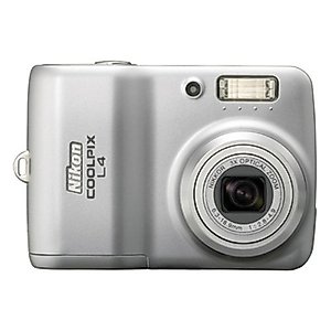 Nikon Coolpix L4 4MP Digital Camera with 3x Optical Zoom